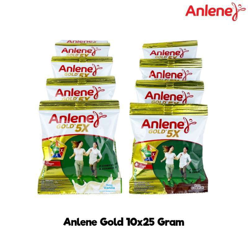 Anlene gold sachet contains 10 pcs/ high in calcium Anlene milk/ milk ...