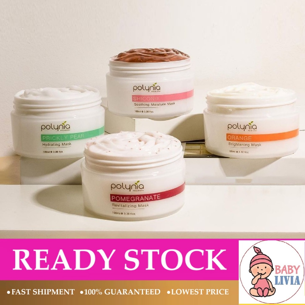 Polynia FACE MASK | Pomegranate Shiconix Orange Prickly Pear | Shopee ...