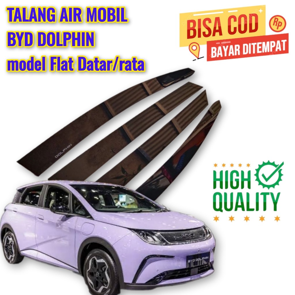 Byd dolphin car water gutters, flat/flat model, full set of 4 doors ...