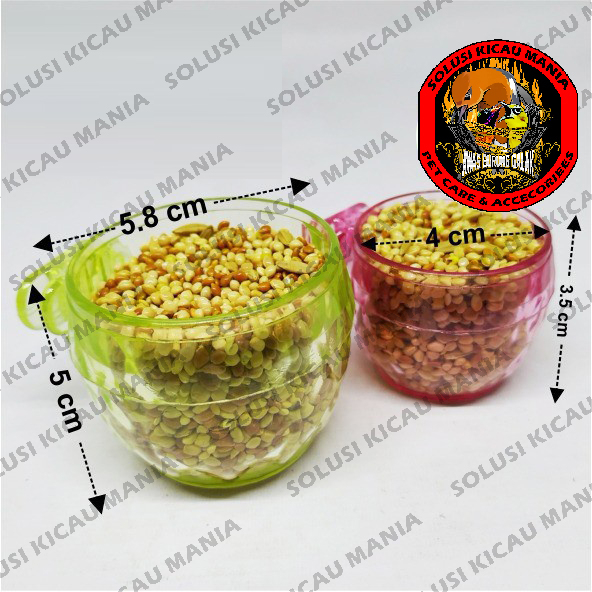 ORIQ JAYA DIAMOND CEPUK CONTAINER NUMBER 1 GLASS CUP FOOD PLACE MILET ...