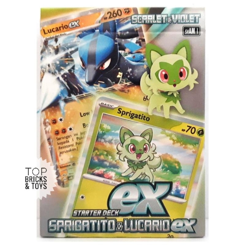 Tcg Pokemon Card Indonesia, Scarlet & Violet Starter Deck ex Sprigatito ...