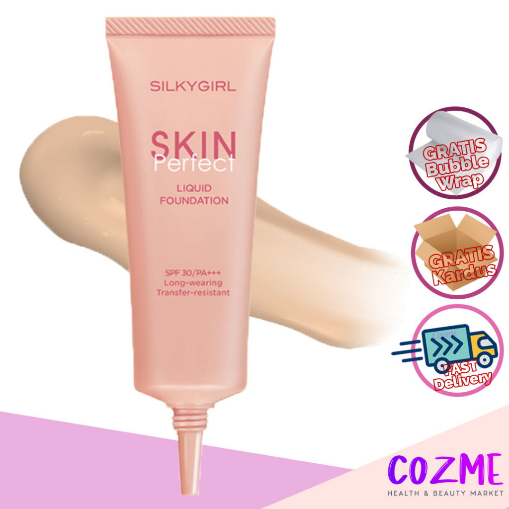Silkygirl Skin Perfect Liquid Foundation SPF 30 PA+++ 25mL | Shopee ...
