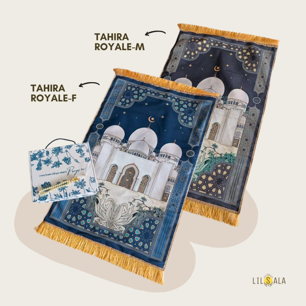 [Guarantee Tahira] Sajadah Antislip Royale Series Tahira Packing Box ...