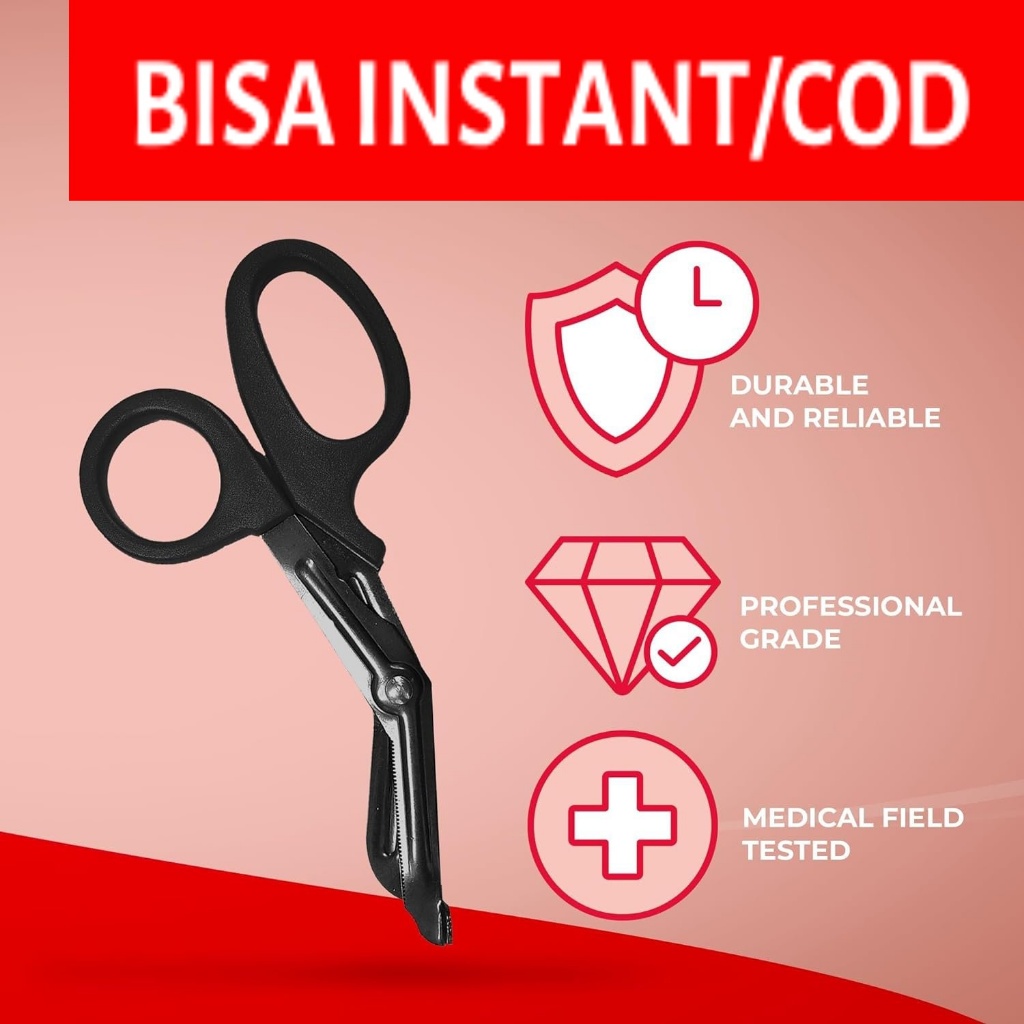 Edc Survival Serrated Scissor/Medical Scissors Bent Stainless Medical ...