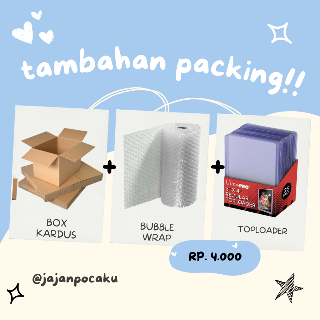 Extra FREEBIES+PACKING (BOX+BUBBLE WRAP+Bolster) | Shopee Singapore