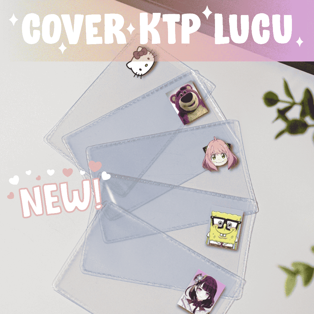 Protective KTP Cover Id Card Unique Cute anime design | Shopee Singapore