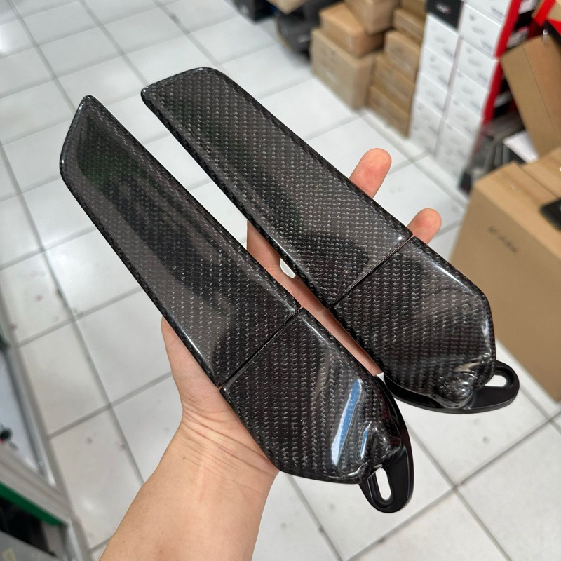 Universal Carbon Kevlar Zx25R Ninja R25 Gsx Zx10R Winglet Mirrors ...