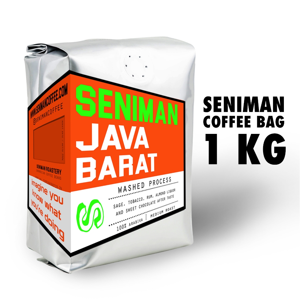 1 Kg Artist Coffee / Indonesian Coffee Beans West Java Fully Washed ...