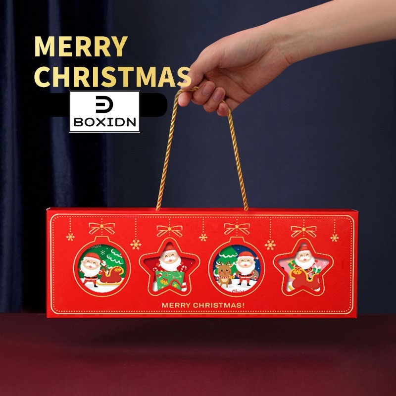 MERAH Premium Christmas Box cookies Christmas Box Nastar jumbo ...