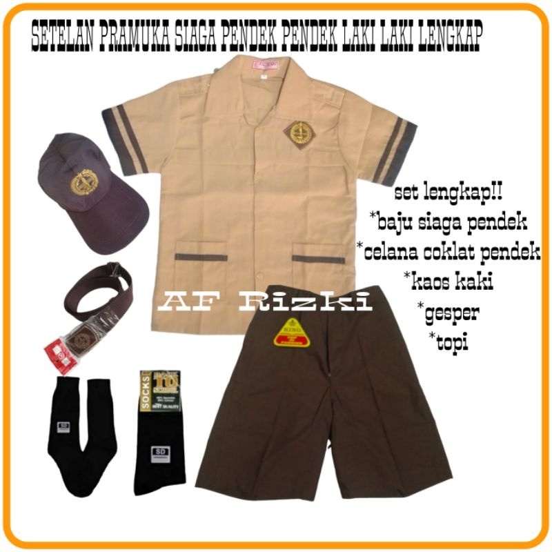 Boy Short Standby Scout Uniform Suit Full Set | Shopee Singapore
