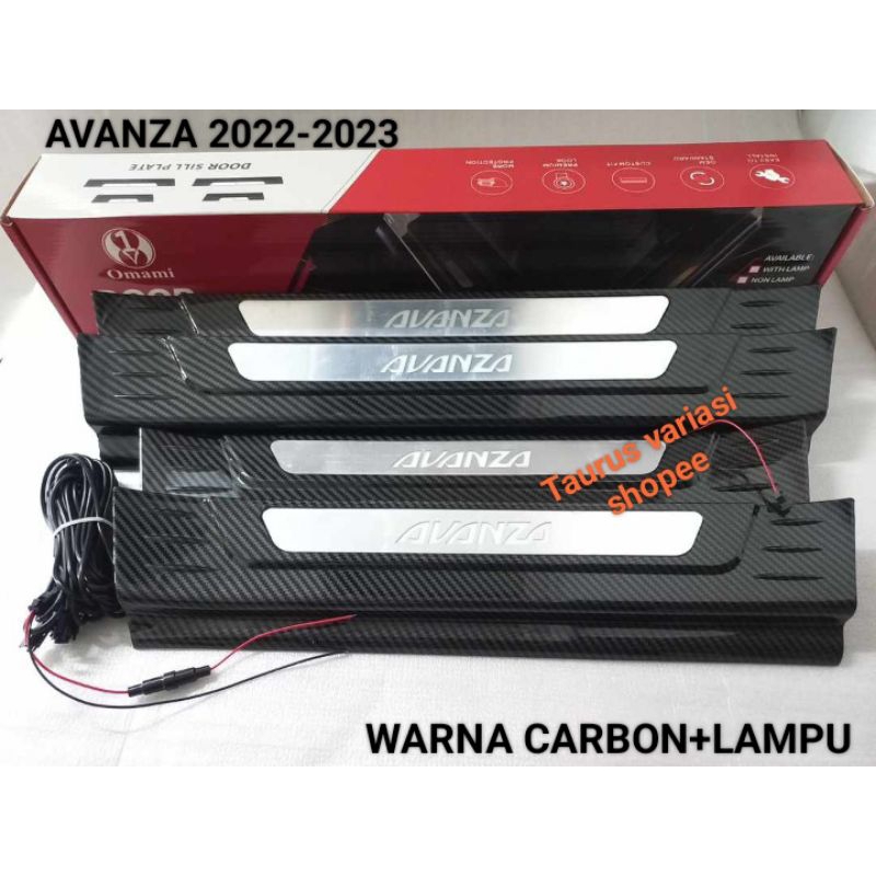 Sillplate Sill Plate Side Lights for All New Avanza 2022-2023 Car Door ...