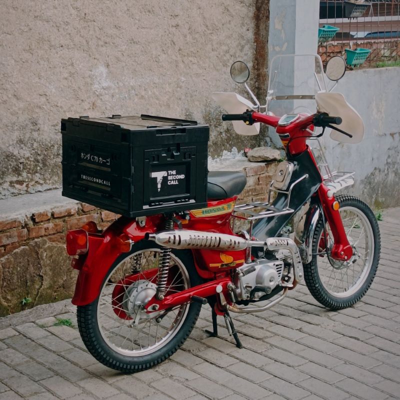 Universal Rear Cargo Box for Honda Astrea, Grand, C70, Supercub, Legend ...