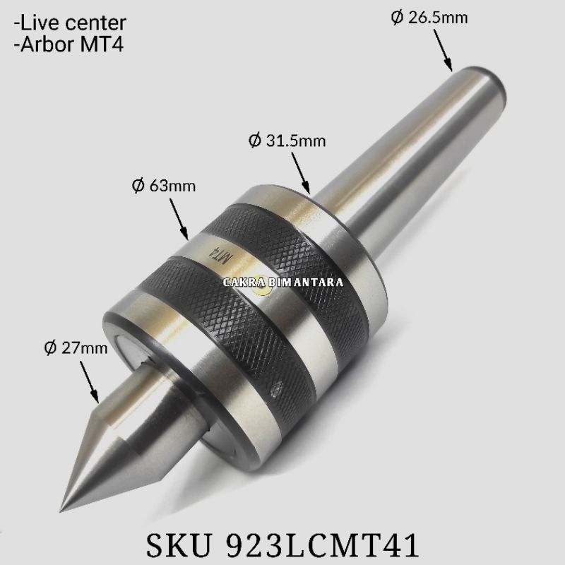 MESIN Live center MT4 street centre MT-4 Live rotary flashlight for MT ...