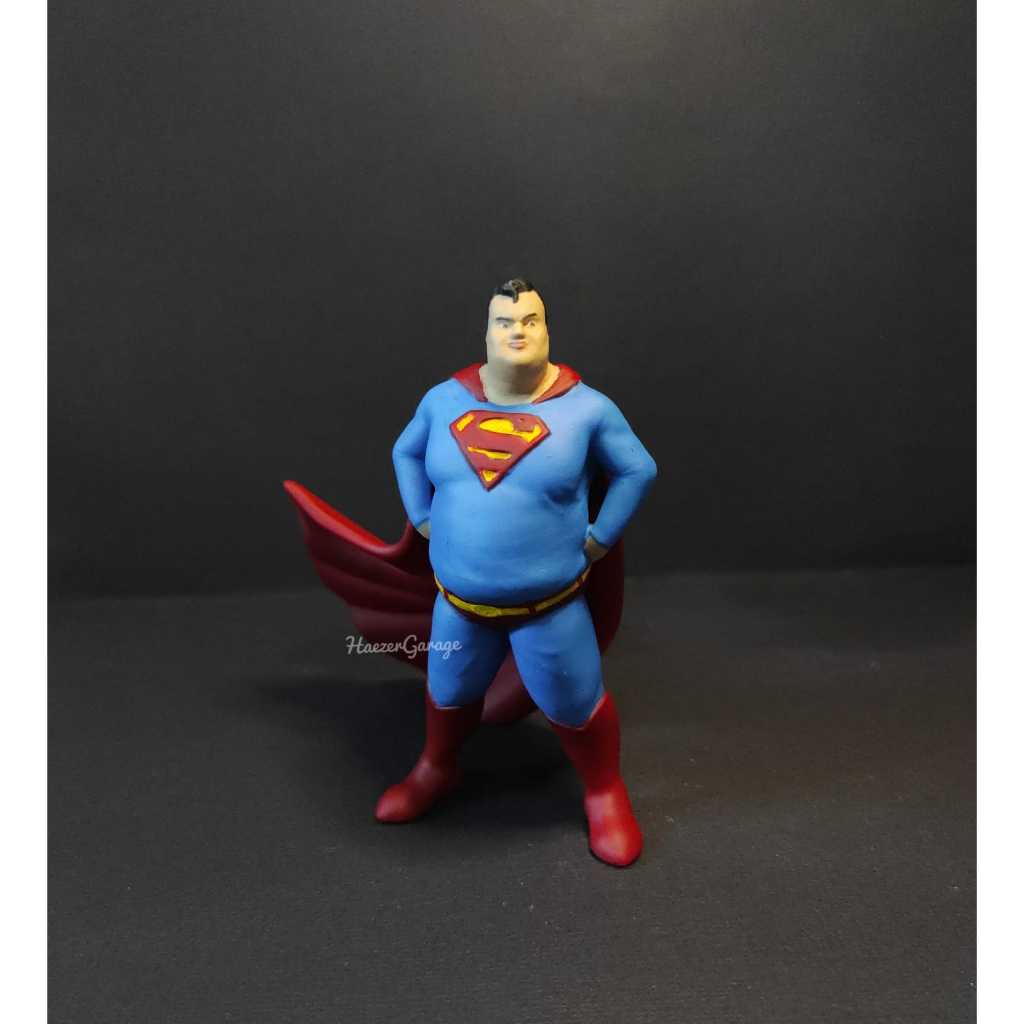 Mini Action Figure Superhero Superman Retirement -h3d | Shopee Singapore