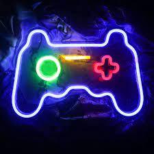 Decoration Gaming Wall Lamp NEON Light NEON Sign Gamepad Controller ...