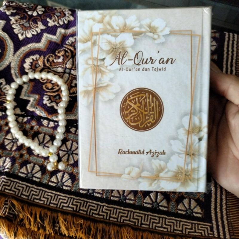 Custom Quran SOUVENIR Package Name Size A5+TASBIH Prayer Mat. | Shopee ...