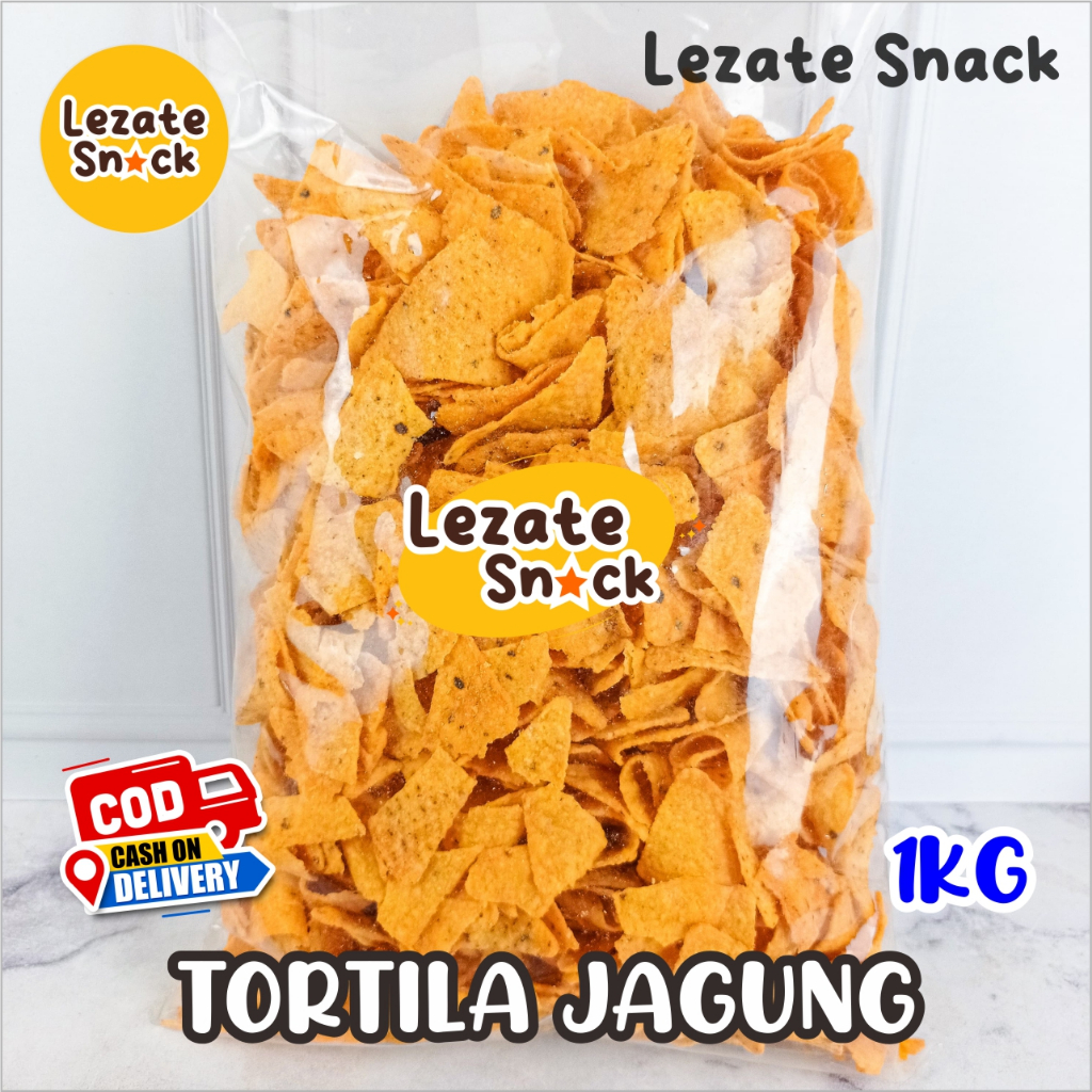 Happy Tos Moslem 1KG Savory Crispy Spicy Grilled Corn Flavor/Tortilla ...