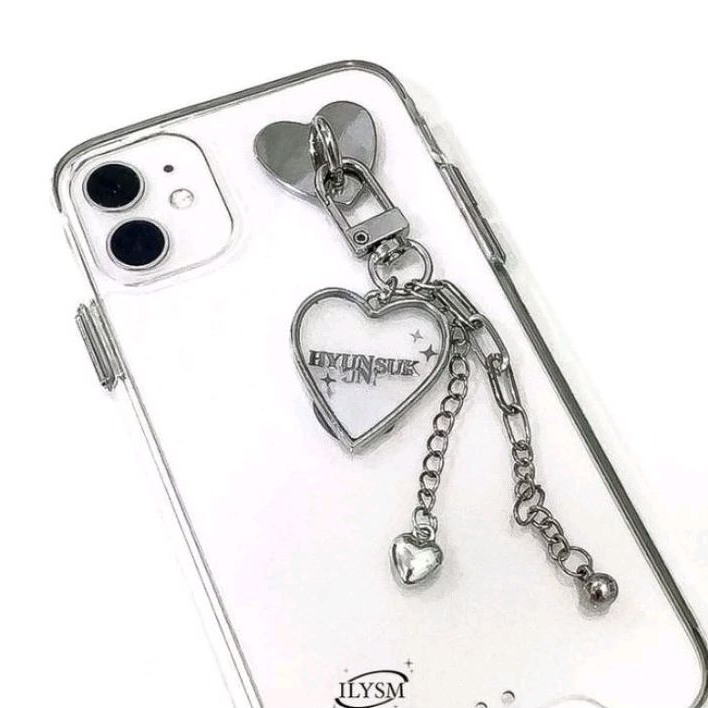 GANTUNGAN HEART PHONE HOOK || MOBILE PHONE STICKS || LOCK KEYCHAIN HOOK ...