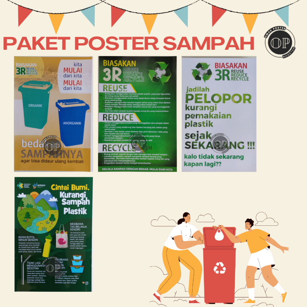 Garbage Theme Poster Package - 3R - Plastic Waste | Shopee Singapore
