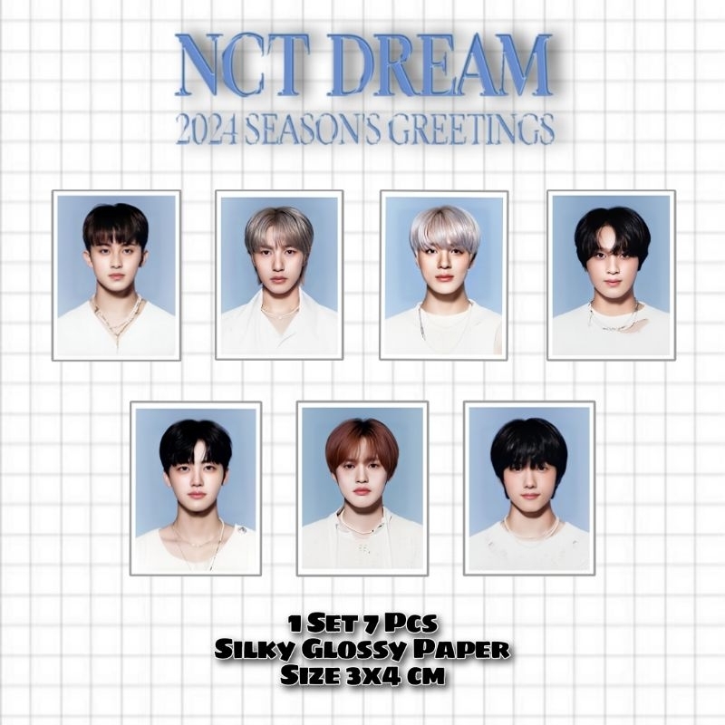 Nct Dream Season Greeting 2024 Pass Photo ID Photo 1 set | Shopee Singapore