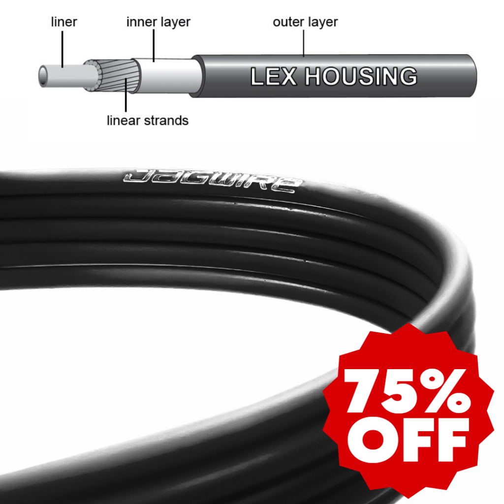 Cable Housing Jagwire Lex Outer Cable Shifter Black Per Meter Folding ...