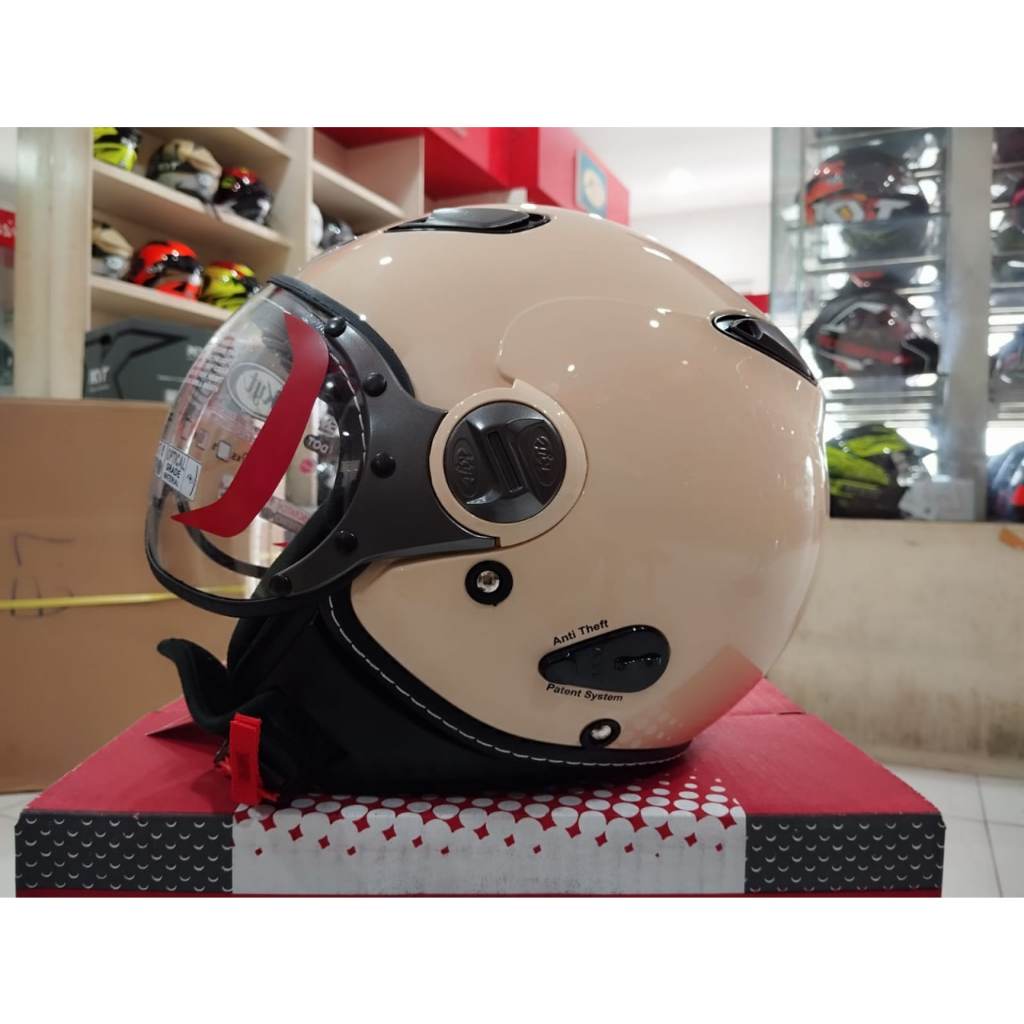 Helm KYT ELSICO CREAM ORIGINAL VESPA HELM KYT ELSICO CREAM ORIGINAL ...