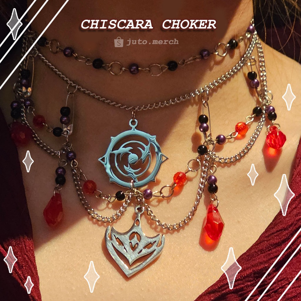 Chiscara CHOKER NECKLACE (GENSHIN IMPACT FAN MERCH) | Shopee Singapore