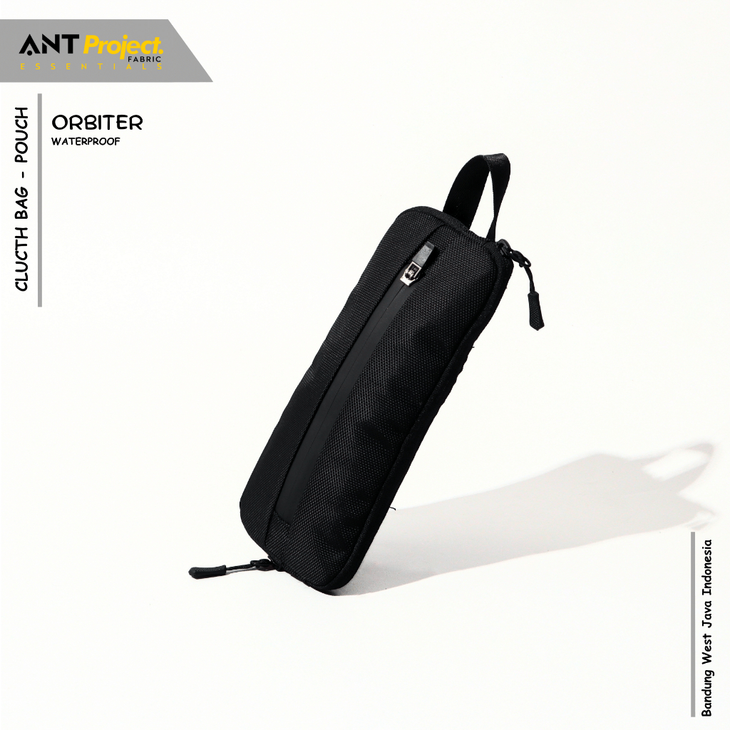 ANT PROJECT - Tech Clutch Bag Stand ORBITER Black | Shopee Singapore