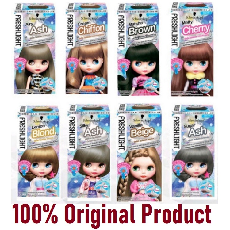 Schwarzkopf FreshLight Foam Type Hair Color Foam Hair Dye | Shopee ...