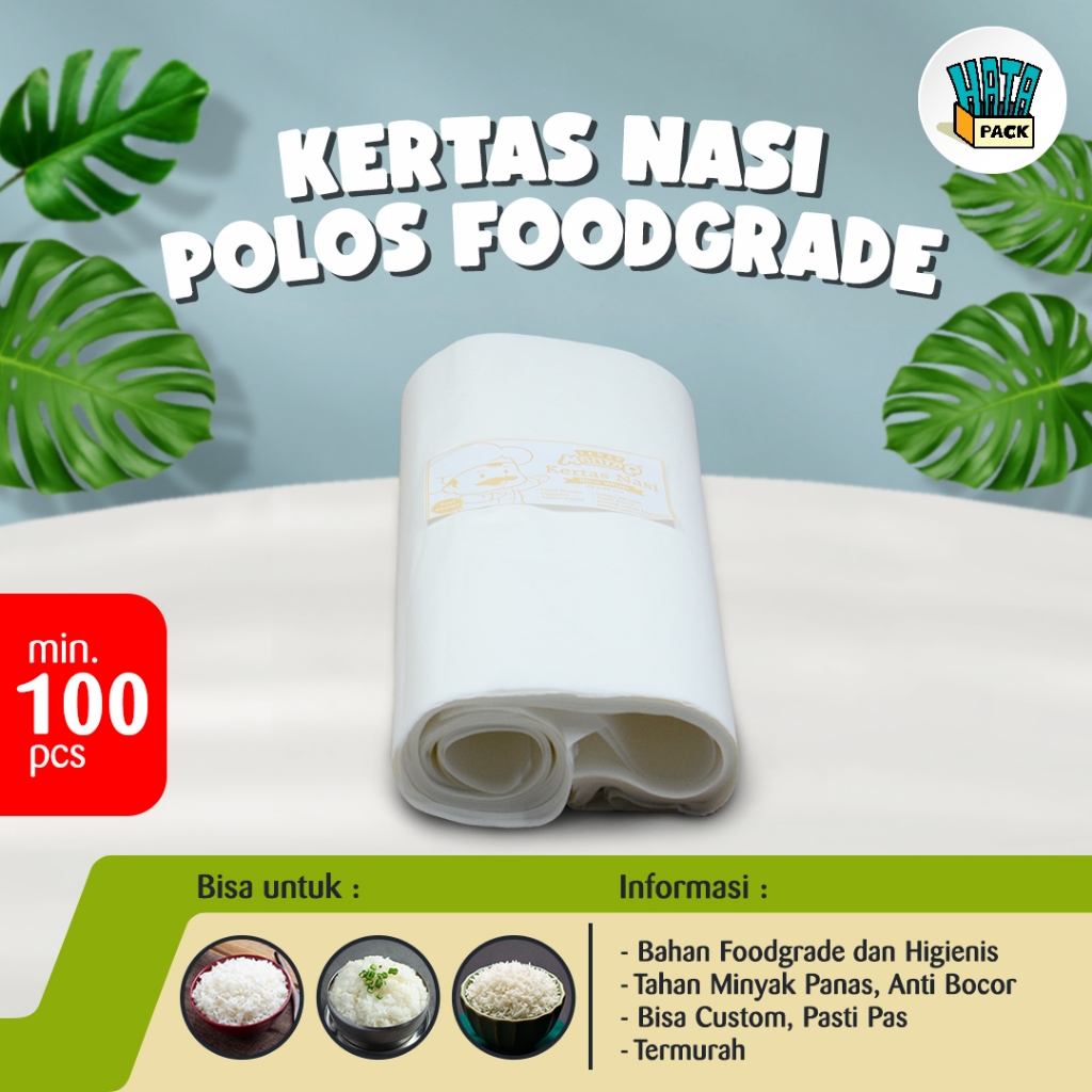 Rice Wrap / Logo Rice Paper / Tasty Mantap Rice Paper 25 x 27 cm ...