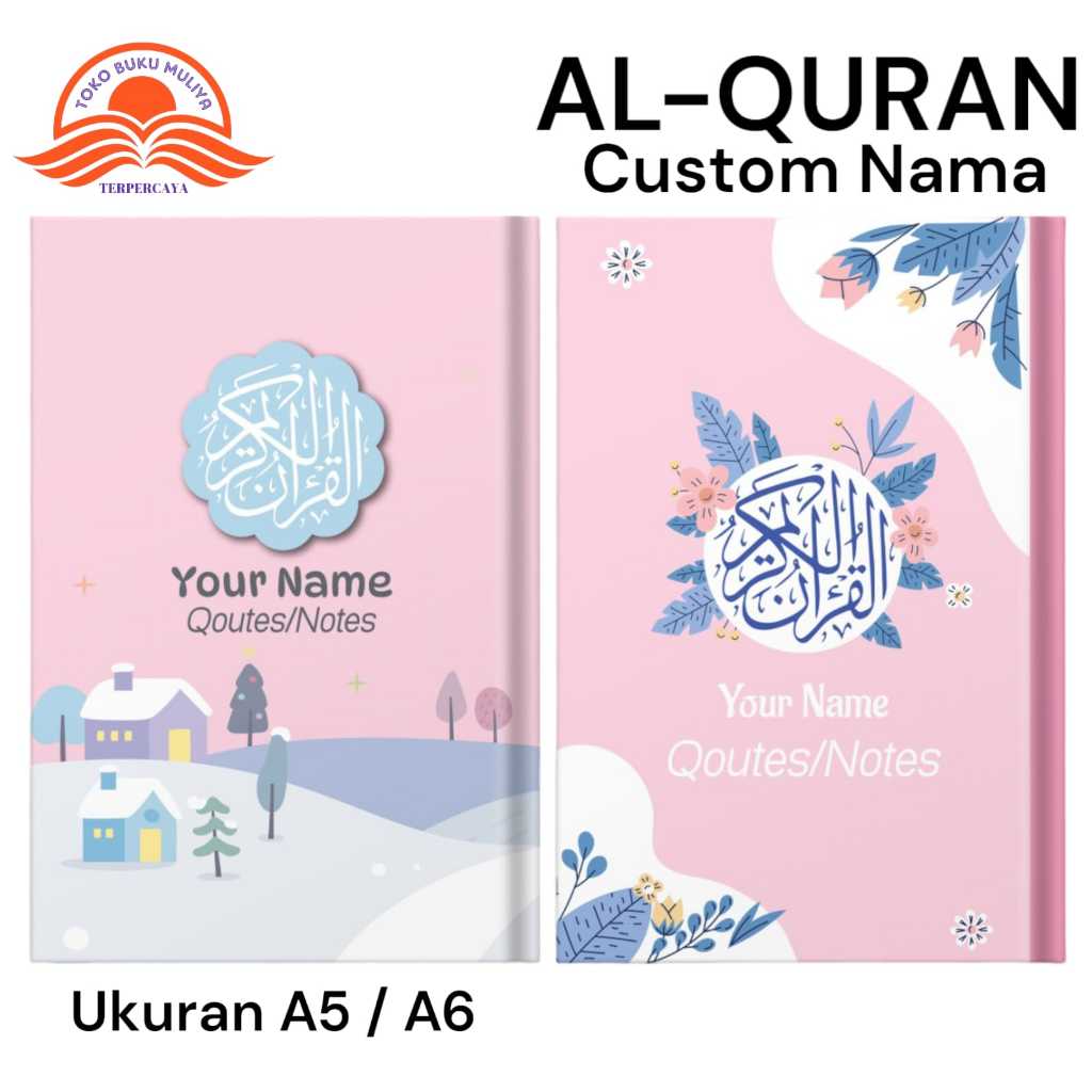 NABI Free Custom Name Koran | Al-quran Custom Size A5 / A6 Word Translation | Utsmani's Rasm ...