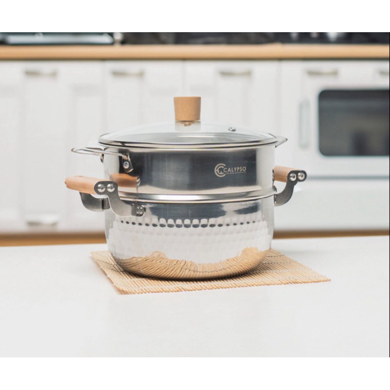 Calypso korean steamer pot THICK size 28cm premium steamer pan/ thick ...