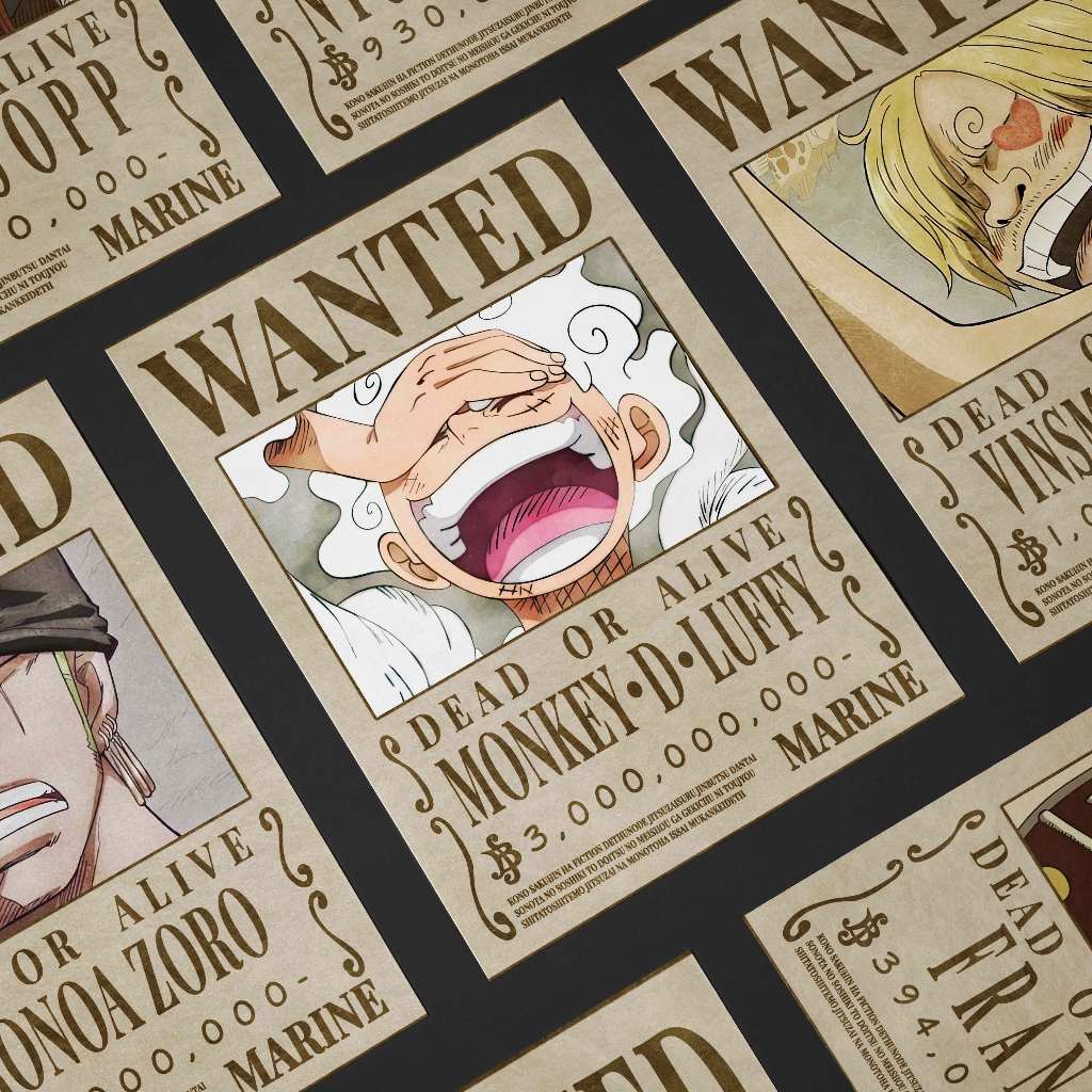 [Poster+Frameblock] One Piece Poster | Frameblock A3 Size 30x40 cm ...