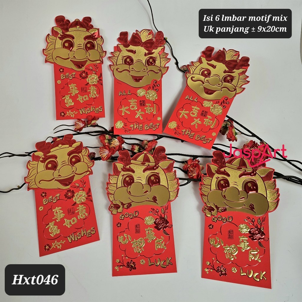 Angpao IMLEK SHIO SNAKE ENVELOPE 2025 CONTAINS 6 SHAPES IMLEK ANGPAO ...