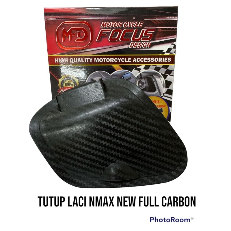 HITAM Drawer COVER NMAX CARBON CARBON PLAIN BLACK V1 V2 COVER LUGGAGE ...