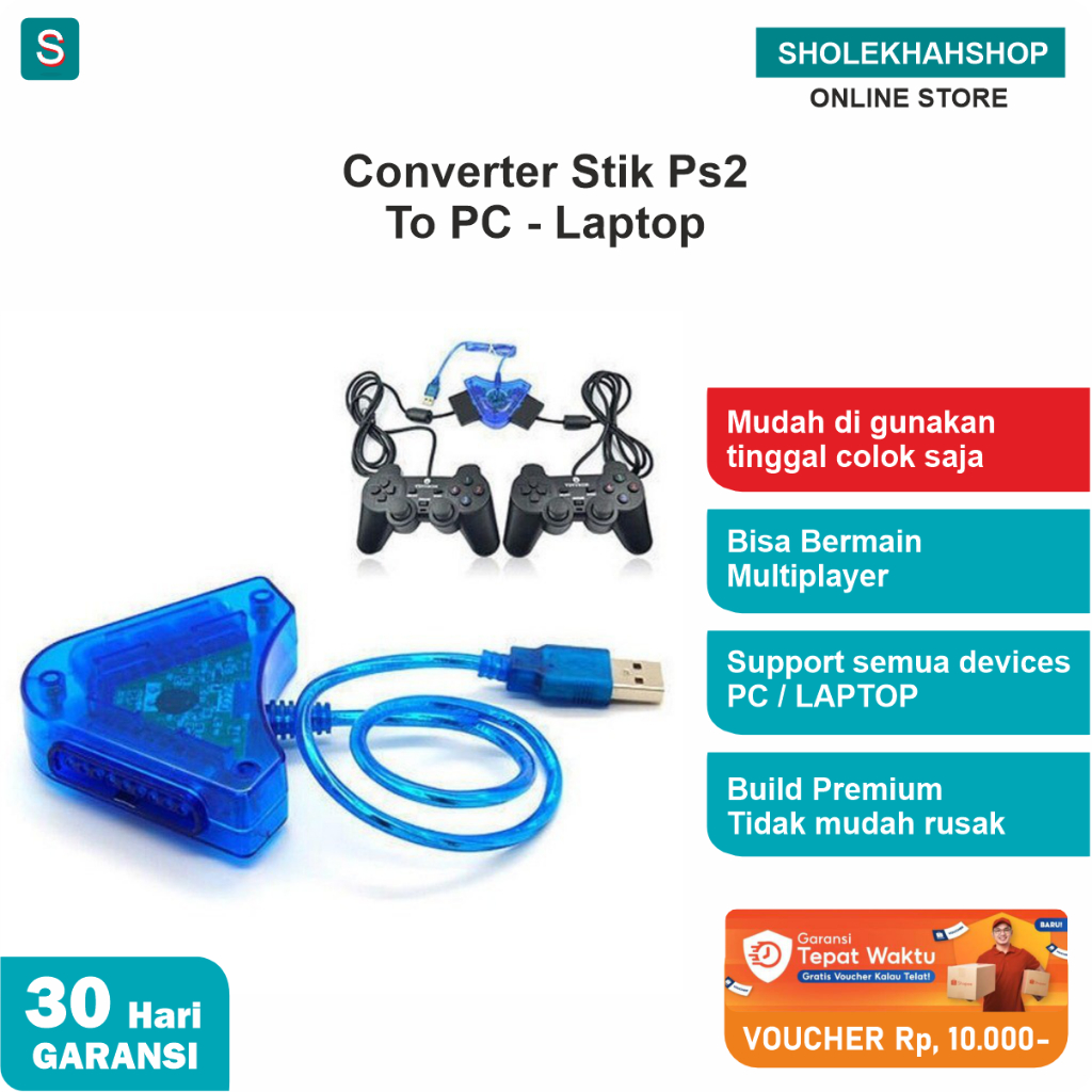 Converter STICK JOYSTICK Gamepad STICK PS2 converter PS2 to usb | Shopee Singapore