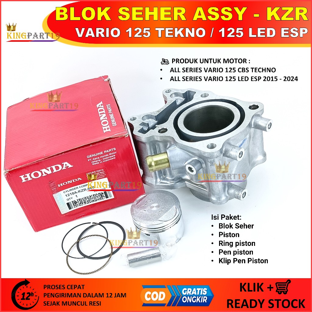 Piston Piston Piston Block Honda Vario 125 Techno 125 LED Honda ...