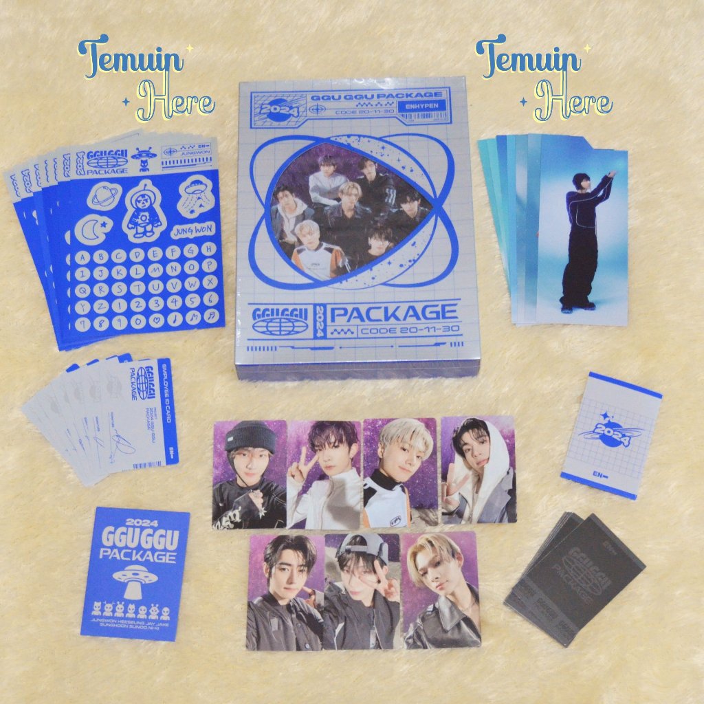Official ENHYPEN: 2024 GGU GGU Package | Shopee Singapore