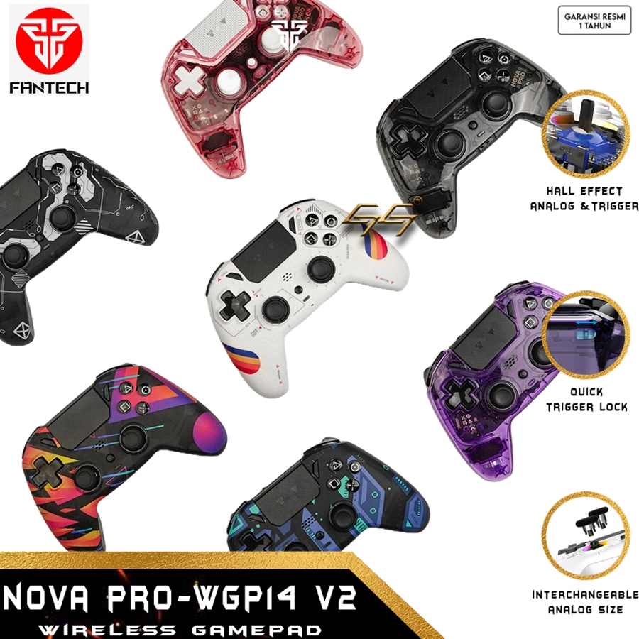 Fantech NOVA PRO WGP14 V2 WGP-14 Wireless Gamepad Controller Joystick ...