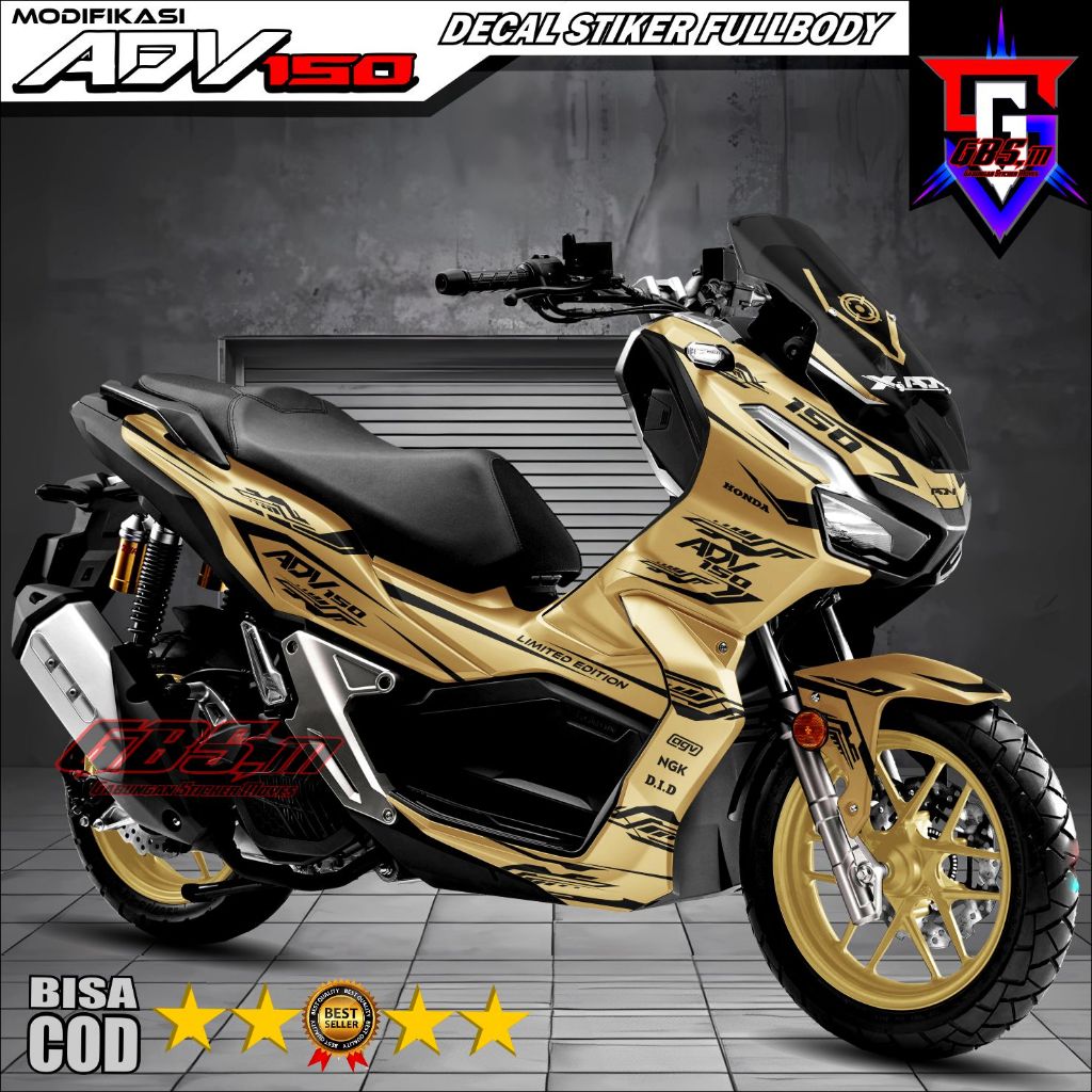 Decal Honda ADV 150 Sticker Variation Motorcycle ADV 150 Sticker Honda ...