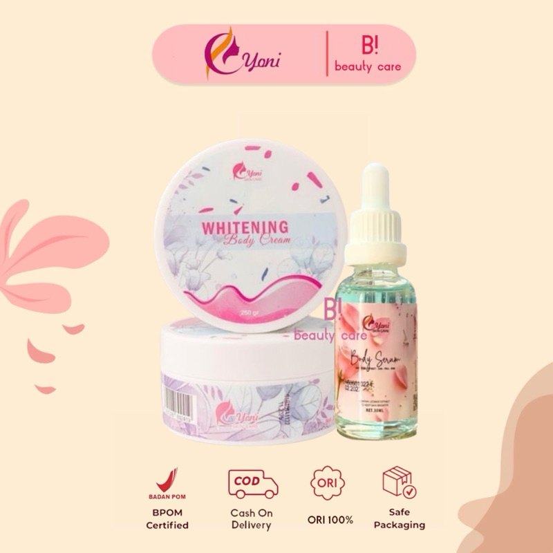 PUTIH [READY Ready To Ship] YONISKINCARE BLEACHING 100gr BODY CREAM ...