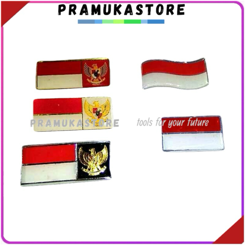 PERALATAN PUTIH MERAH Grain red and white FLAG pins | Bros, red and ...