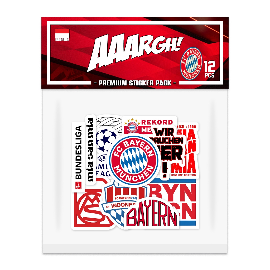 Bayern MUNCHEN Sticker Pack vol. 1 (Mia San Mia) | Shopee Singapore