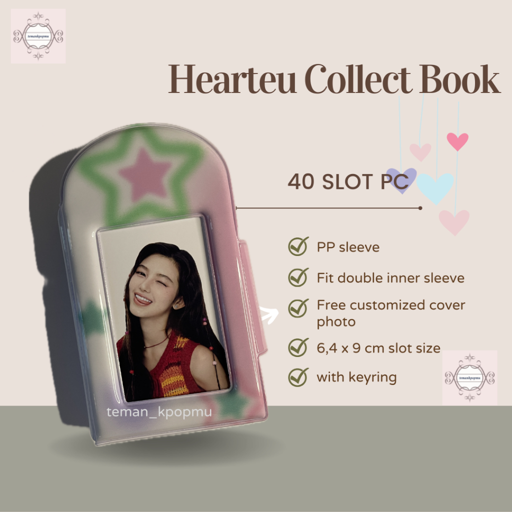Hearteu Collect Book 1P Kolbuk Contents 40 SlotAlbum Photocard Kpop ...