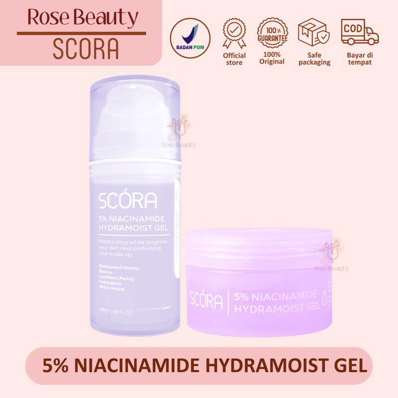 Scora 5% Niacinamide Hydramoist Facial Moisturizing Gel That Brightens ...
