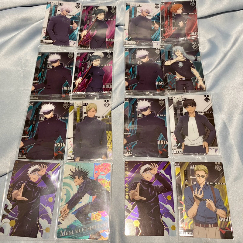 Official jujutsu kaisen season 2 1 bandai card metal gojo satoru geto ...