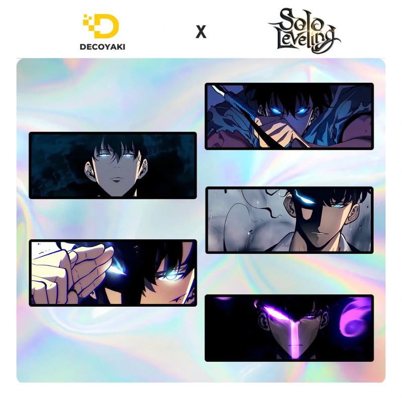 Solo Leveling Hologram Slap Sticker, Solo Leveling Manhwa Hologram ...