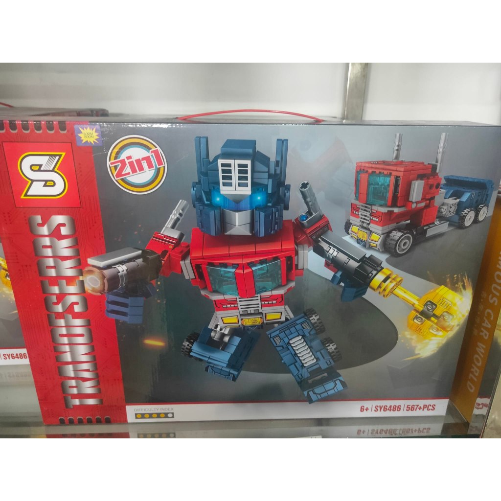 Brick Blocks Transformer Optimus Prime 2in1 | Shopee Singapore
