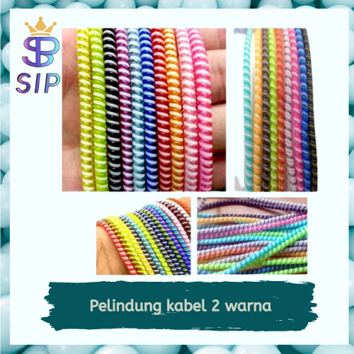 Colorful Cable Protector/ Cable Coil/ Spiral Cord Protector/ 2 Color ...