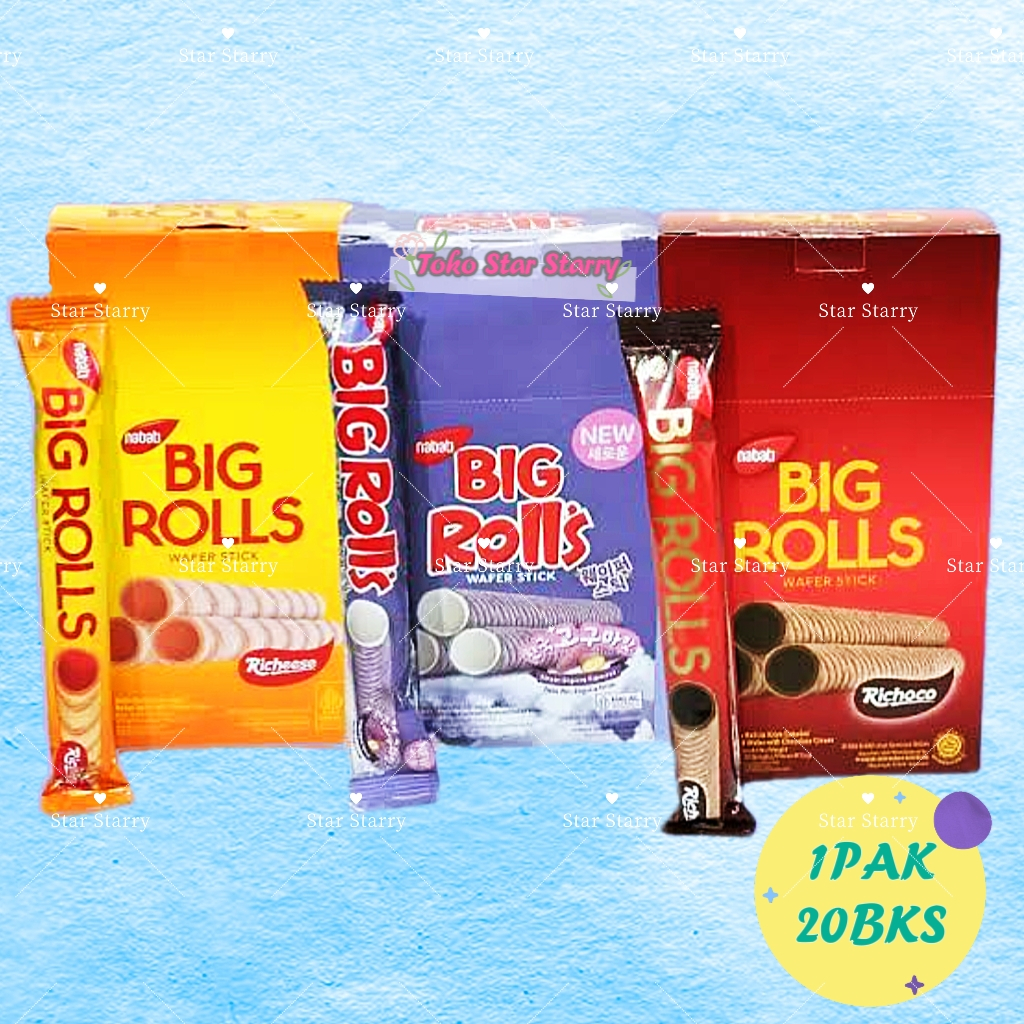 [Per Box] Vegetable Big Rolls Chocolate/Big Rolls Cheese/Big Rolls ...